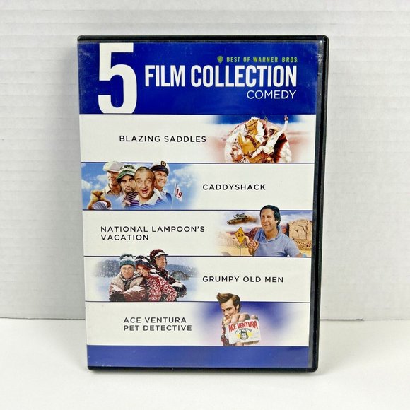 Warner Bros. | Media | 5 Film Comedy Collection Dvd Blazing Saddles ...